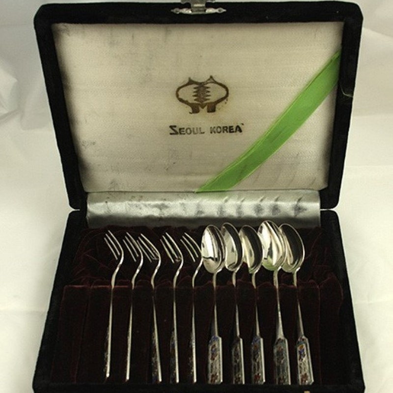 Korean Silverware Sets - Etsy
