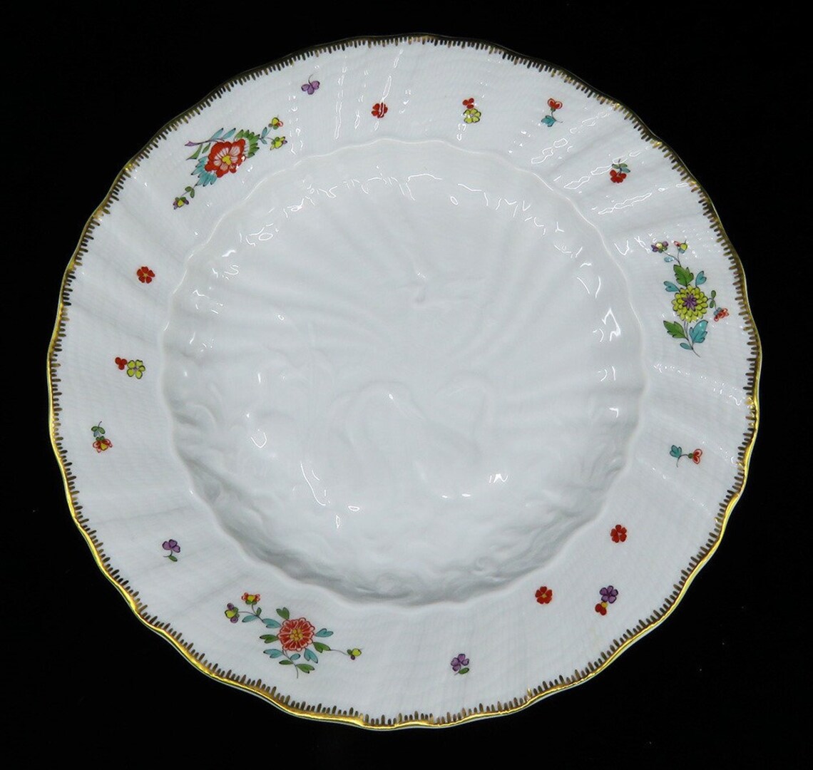 6 Meissen Porcelain Swan Service Indian Flower Branch | Etsy