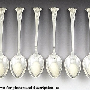 10 Tuttle Onslow Pattern Sterling Silver Teaspoons - DE & HT Marks - Etsy