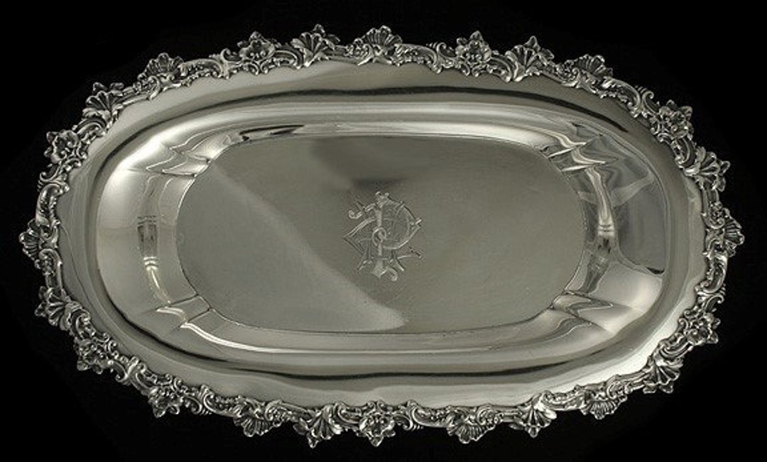 1890 Gorham Sterling Silver Bread Dish/serving Bowl - Etsy