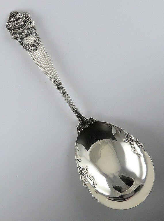 Georgian Silver Extra Large Victorian Antique Silver Georgian Style