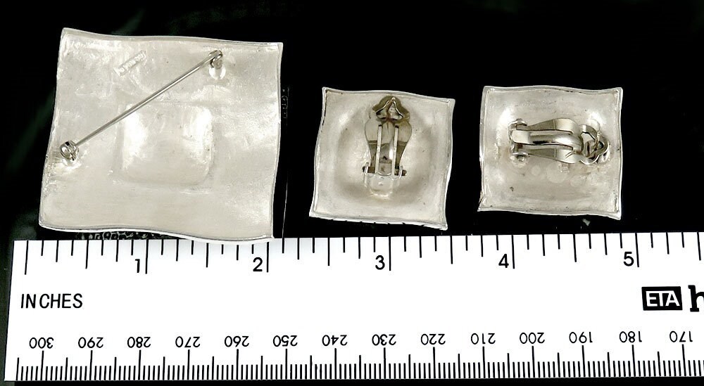 Peter Brams Design Ltd. Gorgeous Hammered Finish Sterling | Etsy