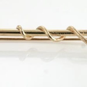 Vintage American 14K Yellow Gold Riding Crop Pin Brooch - Etsy