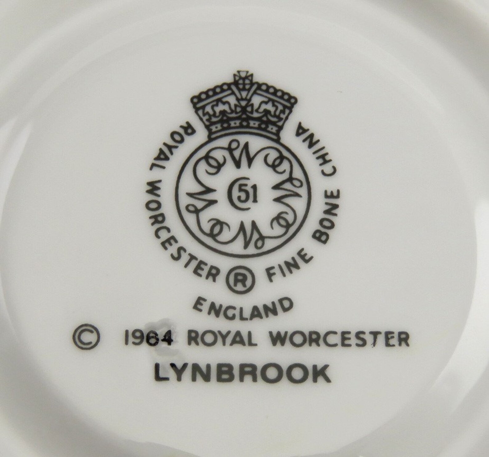 16pc English Porcelain Royal Worcester Lynbrook Pattern Tea Cups ...
