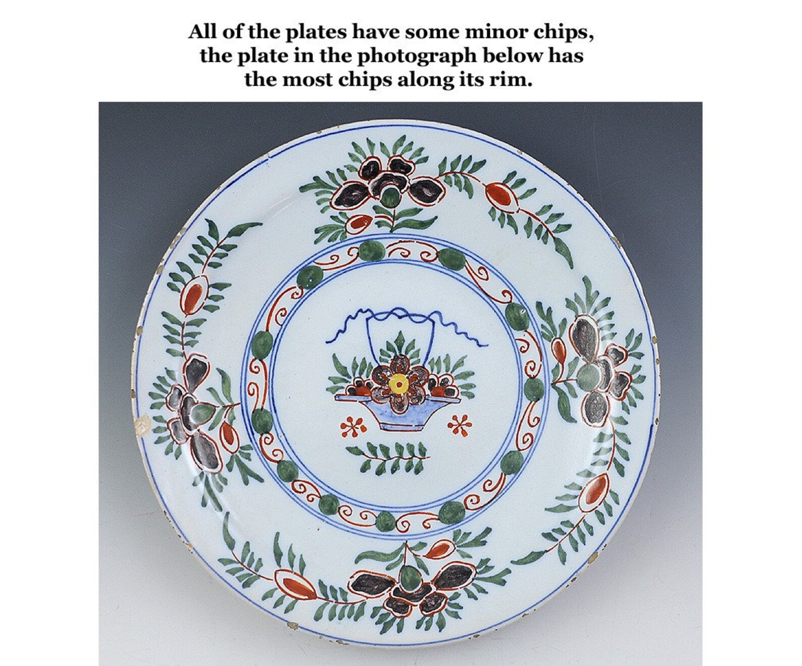 Amazing Mid 1700s Set 6 Delft Tin Glazed Porcelain Plates Nice - Etsy