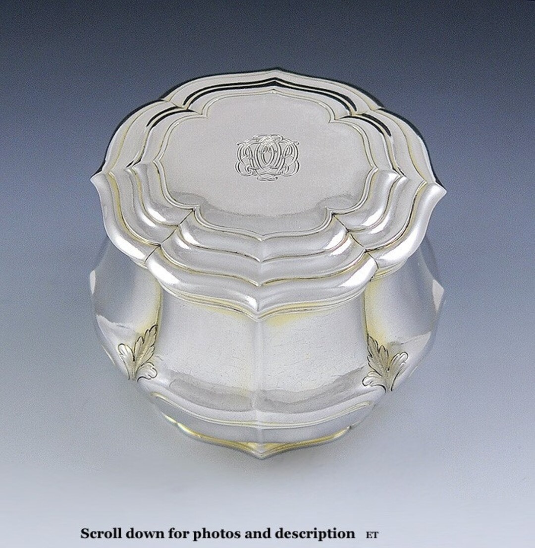 Fine C1900 French Sterling Heavy Weight Ladies Dresser Jar - Etsy
