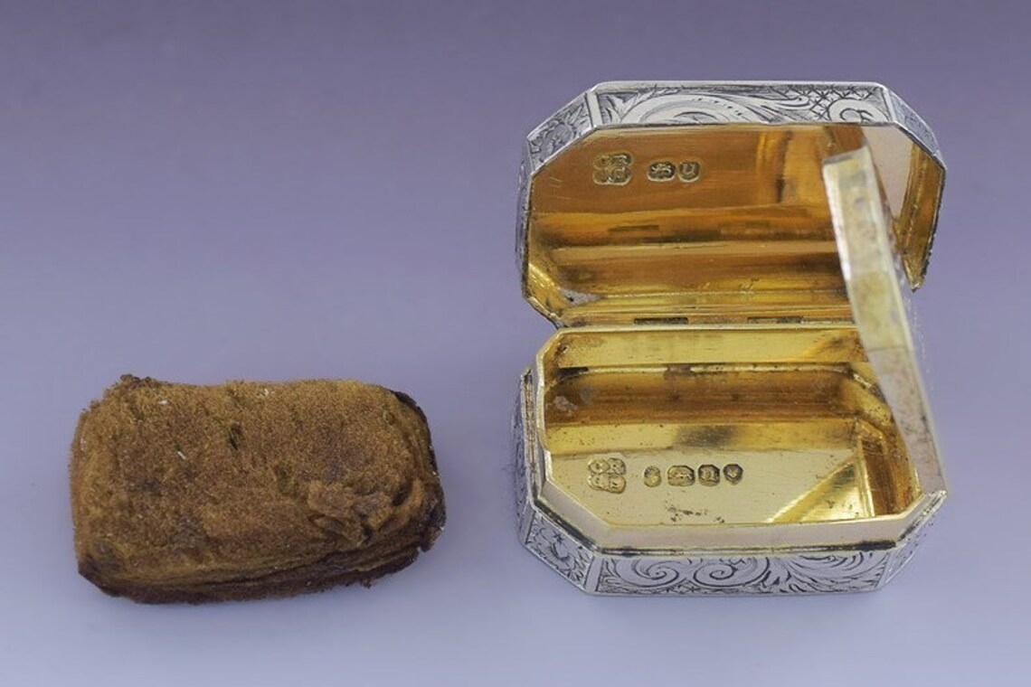 1835 Fine English Georgian Sterling Silver Octagonal | Etsy