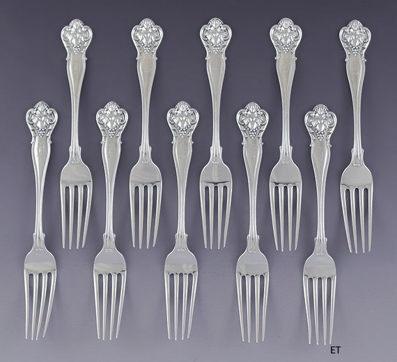 Silver Forks Antiques Atlas 3 X George III Silver Dinner Forks,