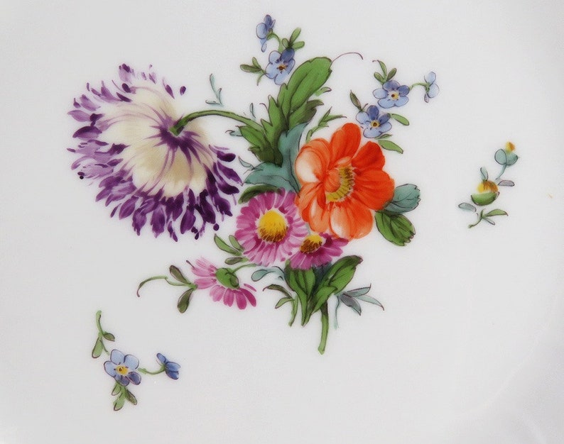 6 Royal Copenhagen Saxon Flower 493 Porcelain - Etsy