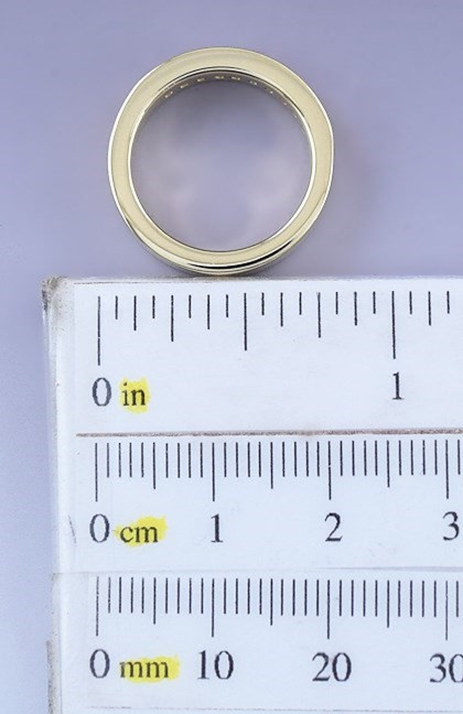 Stunning 18k Gold & .75ct Diamond Anniversary Band Ring - Etsy