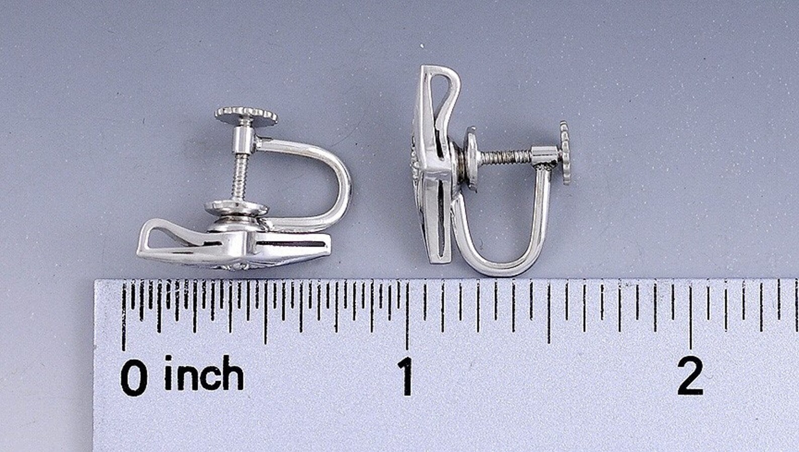 Retro Pair 1950s 14k White Gold & Diamond 4-point Star - Etsy