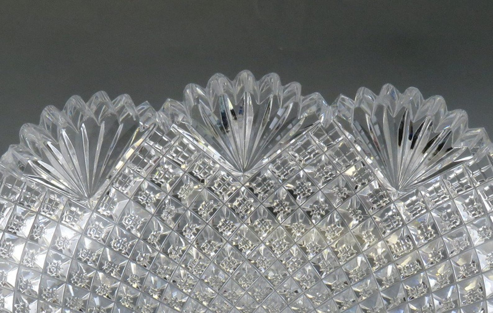 Antique ABP American Brilliant Cut Crystal Glass Serving/fruit | Etsy