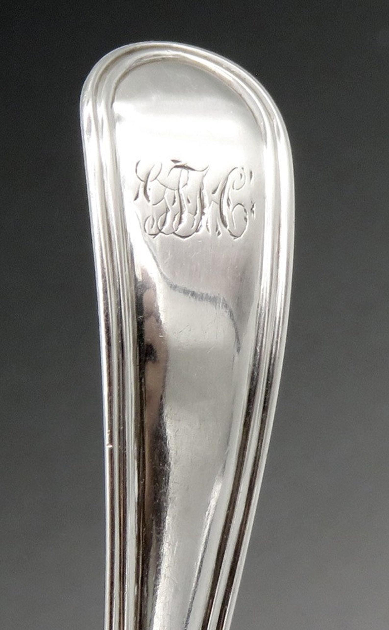 Antique 1793 English Georgian Sterling Silver Threaded Edge - Etsy