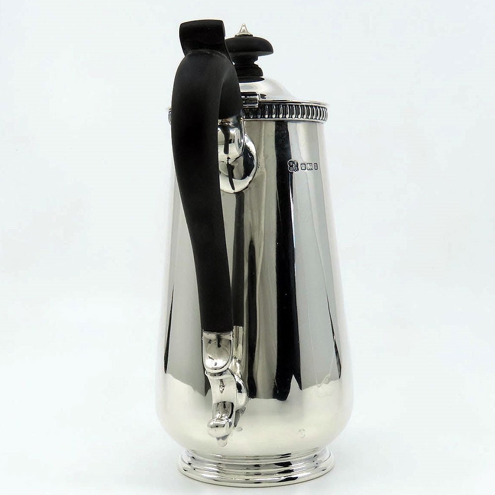 Stylish 1912 English Sterling Silver Coffee Tea Mocha Pot | Etsy