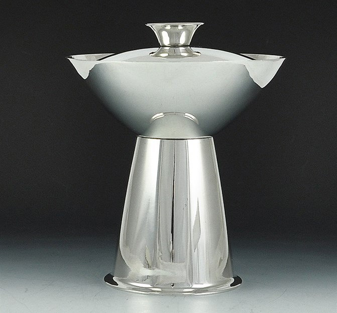 Vintage Modernist Sterling Silver Ciborium Covered Chalice Urn | Etsy