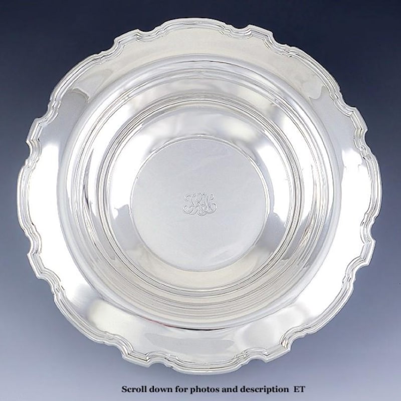 Sterling Heavy Bowl - Etsy