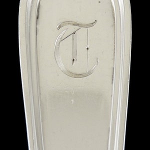 Antique C1930 Kirk Calvert Pattern Serving Spoon 9.5" C Monogram - Etsy