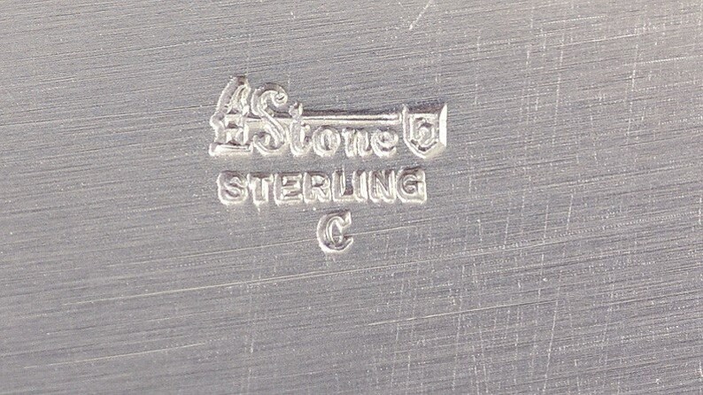 Antique/vintage Arthur Stone Assc Sterling Silver Chippendale Serving ...
