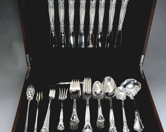 Chantilly by Gorham Sterling Silver Flatware Set for 12 Service 65 ...