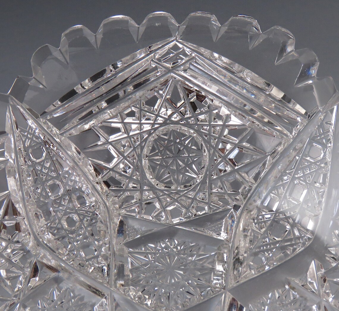 Classic 19th Century ABP American Brilliant Period Cut Glass Bowl or ...