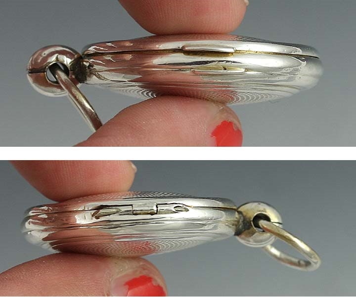 1834 English Sterling Silver Watch Case Form Vinaigrette Scent Box - Etsy