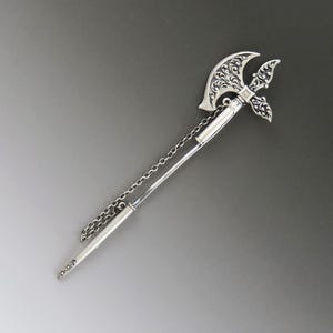 Neat Antique Victorian Sterling Silver Axe Ax Halberd Stickpin Pin - Etsy