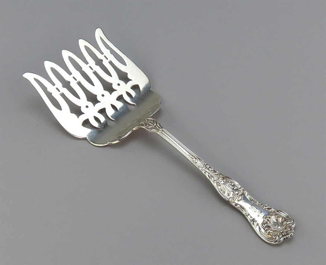 Handsome Gorham King George Sterling Silver Asparagus Server 9 3/8 In ...