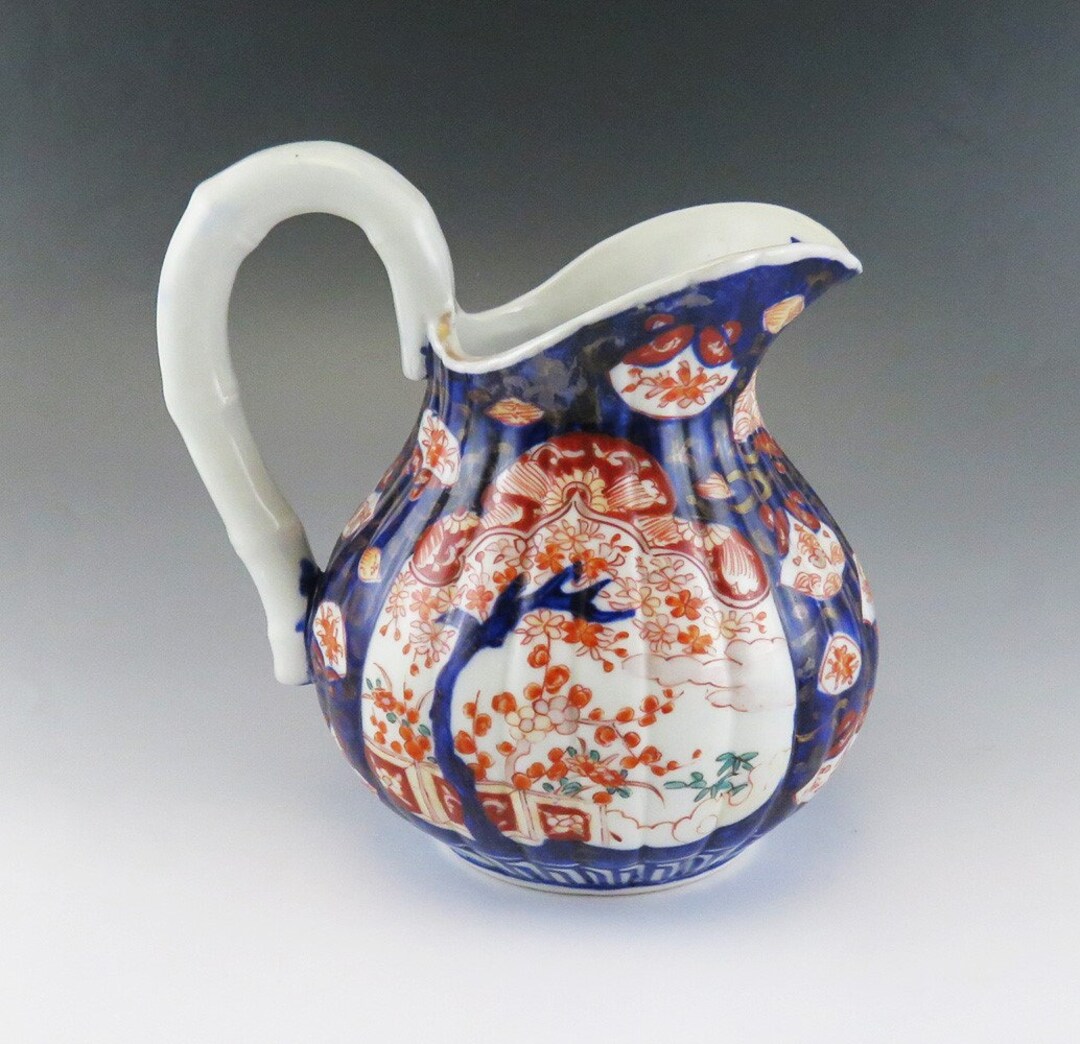 Antique C1870 Japanese Imari Pottery Fine China Milk Pitcher/jug ...