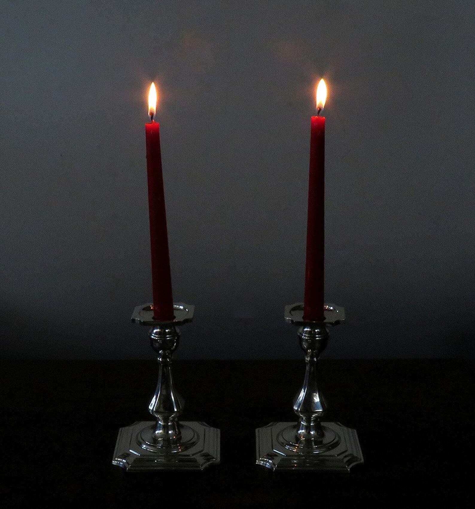 Vintage Mueck Cary American Colonial Form Sterling Silver Candlesticks ...