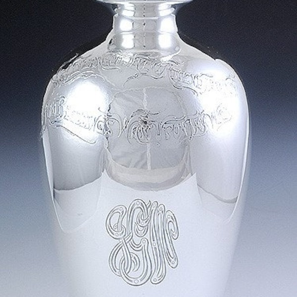 Sterling Silver Overlay on Glass - Etsy