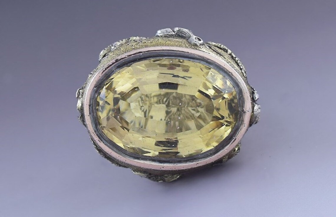 Mid 1800s Victorian Gold Filled Multi Tone Floral Design | Etsy