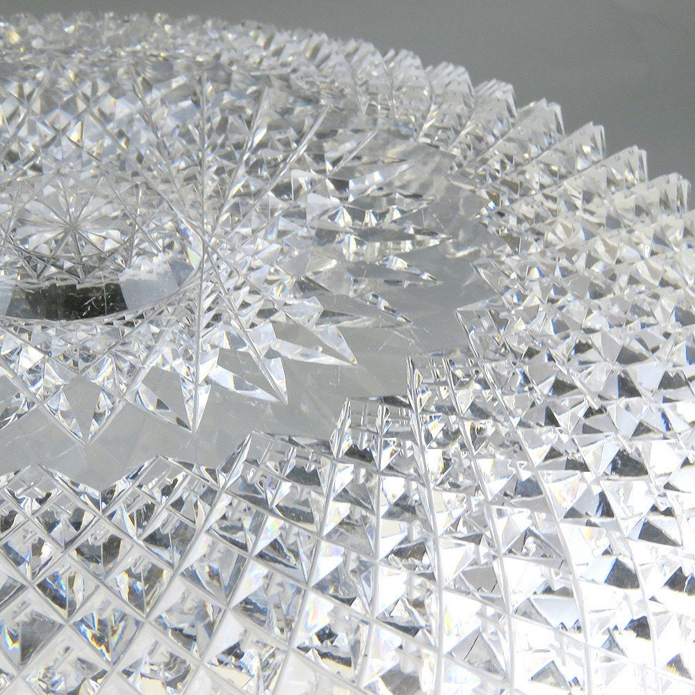 Antique ABP American Brilliant Cut Crystal Glass Serving/fruit | Etsy