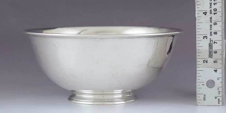 Antique Arthur Stone Arts Crafts Sterling Silver Hand Hammered Bowl 7 1 ...