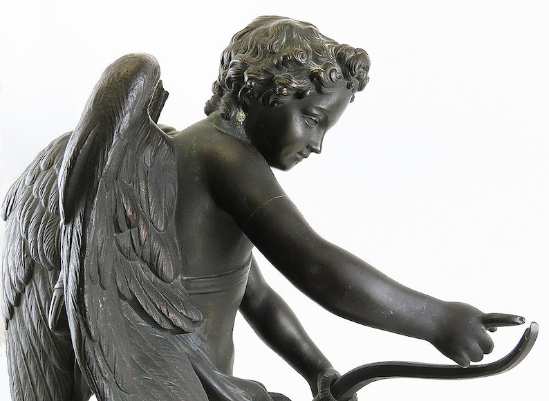 Impressive Mid/late 1800s French Bronze Statue of Cupid - Etsy