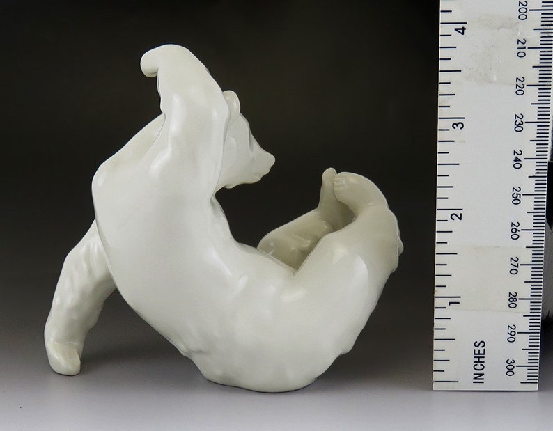 VTG KPM German Porcelain Tumbling Circus Polar Bear Figurine - Etsy