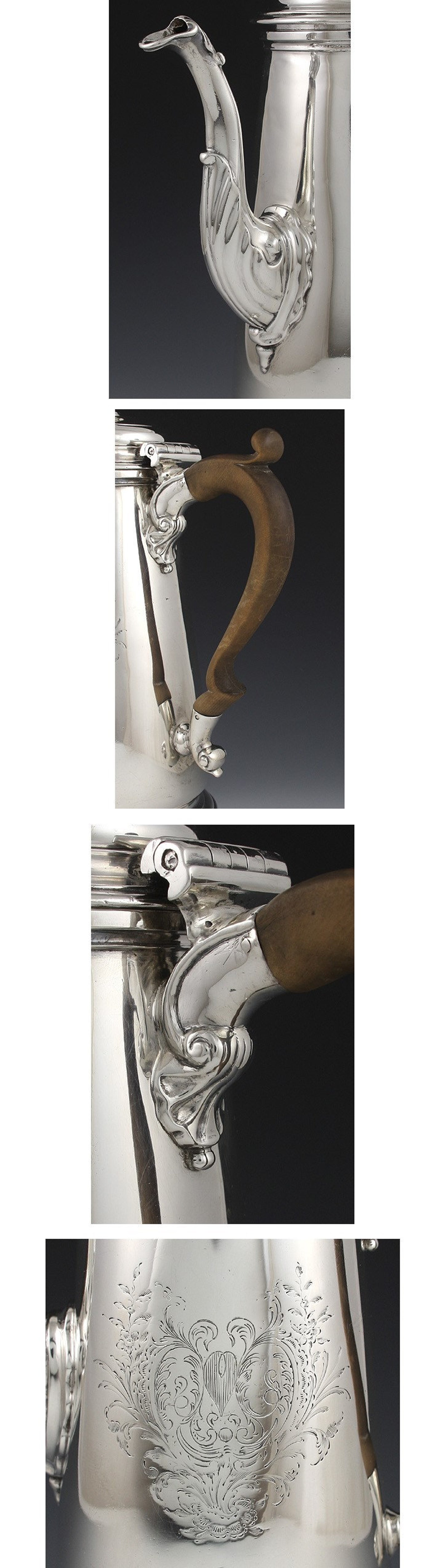 Antique 1743 English Sterling Silver Lighthouse Form Coffee | Etsy