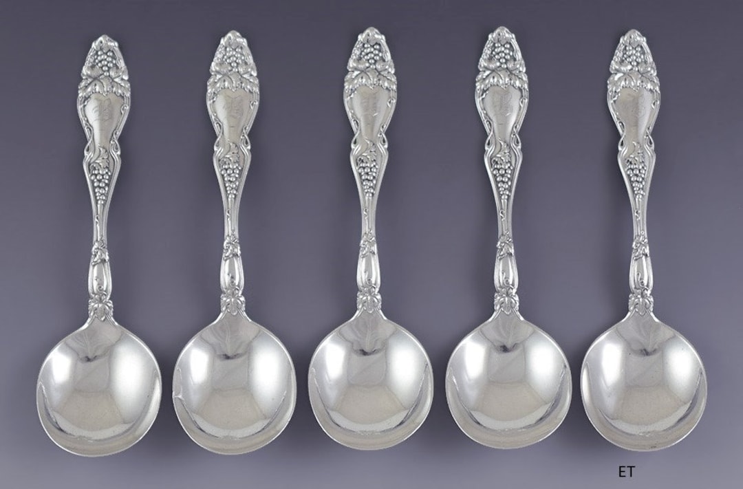 Nice Set 5 International Sterling Silver Cloeta Round Bowl Gumbo Soup ...
