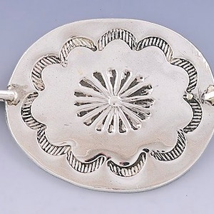 Old Pawn American Indian Sterling Silver Concha Belt - Etsy