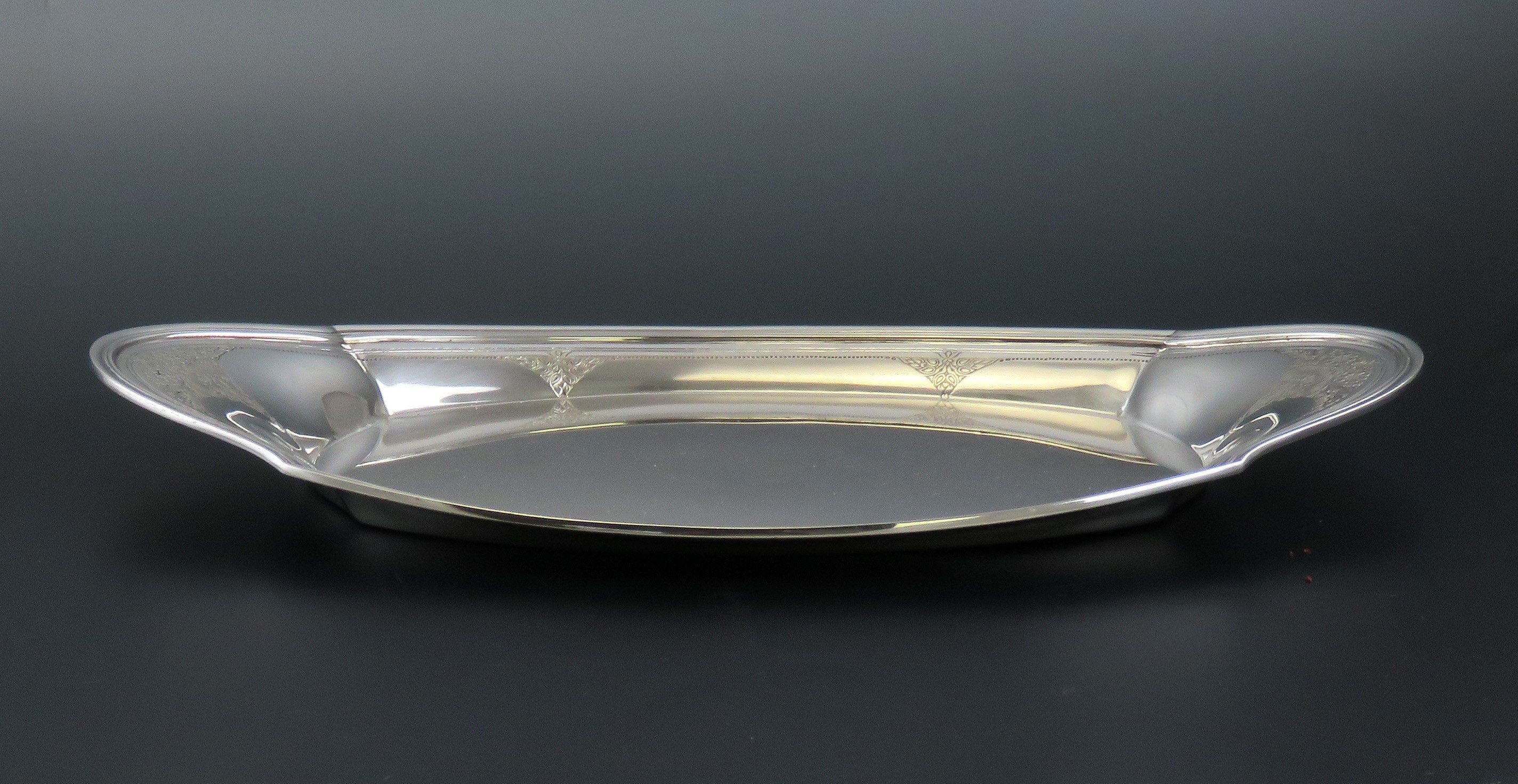Exquisite C1920s Tiffany & Co Sterling Silver Oval Bread Dish - Etsy