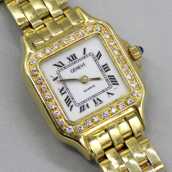 18k Gold Watch - Etsy