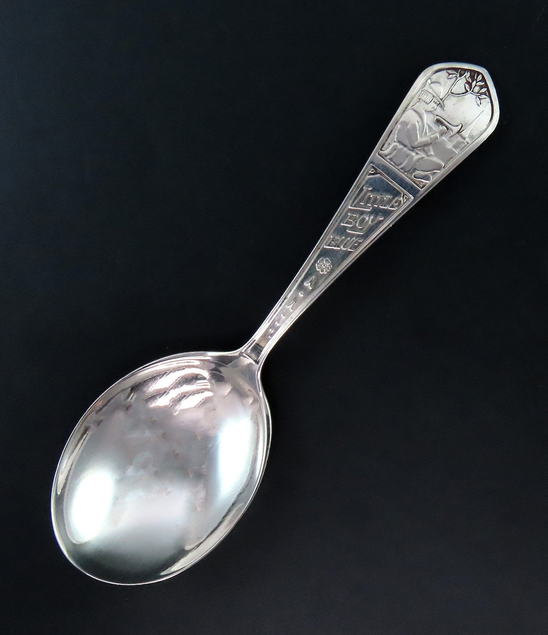 Little Boy Blue Sterling Silver Child's Spoon International Silver Co 4 ...