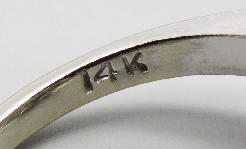 Dazzling 14k White Gold ~8mm Pearl ~.22ct Diamond Ring - Etsy