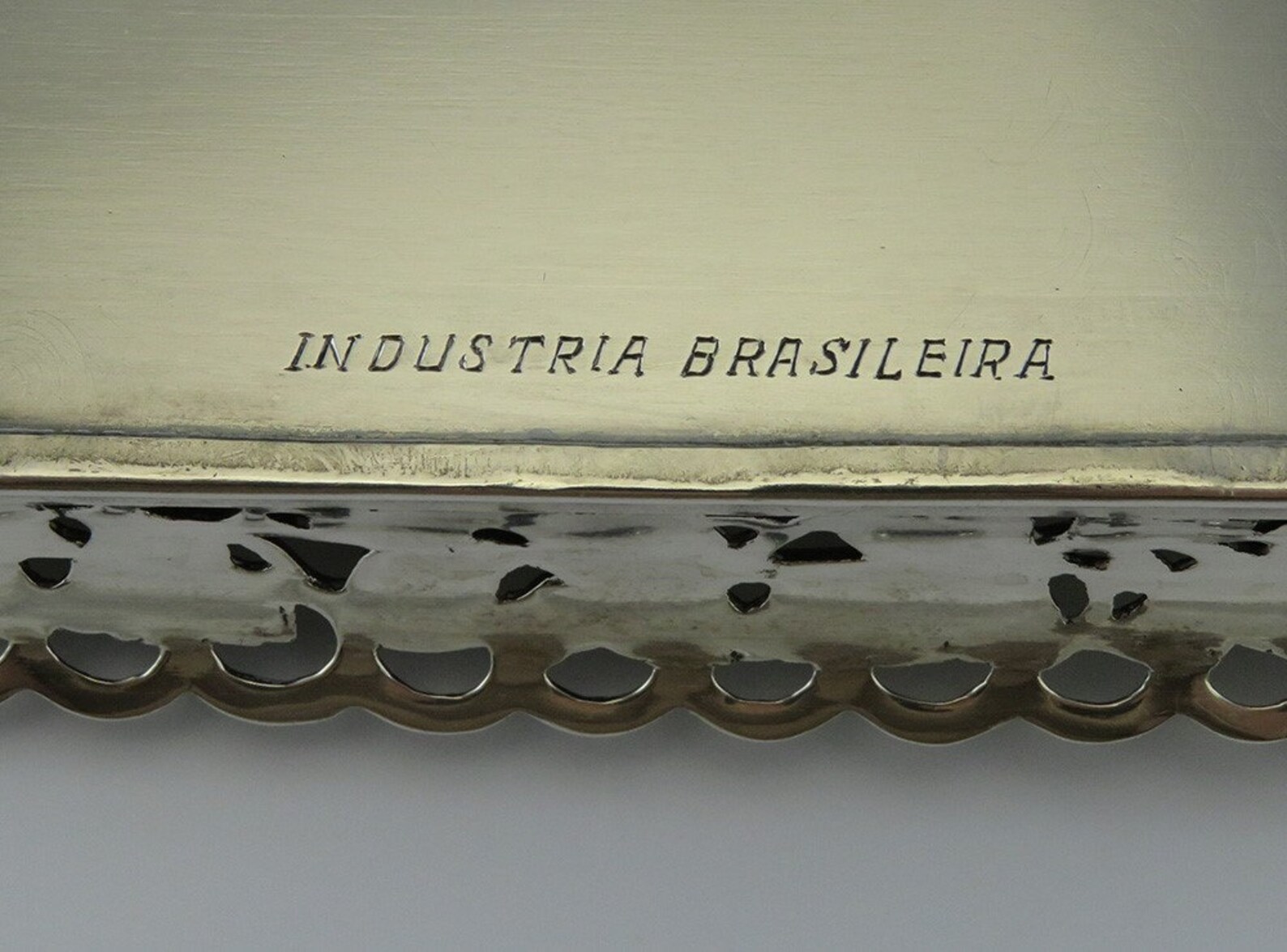 Vintage Hand Engraved Brazilian Silver Portuguese-style Footed - Etsy