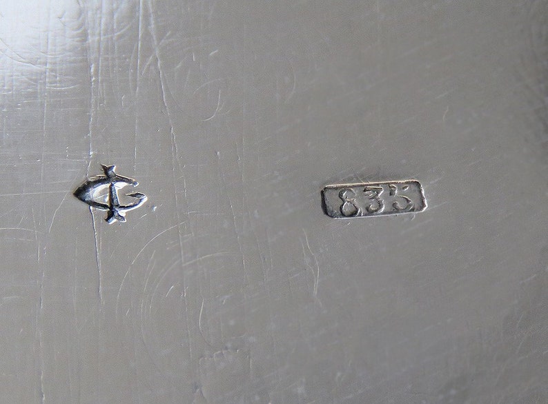 Vintage Hand Engraved Brazilian Silver Portuguese-style Footed - Etsy