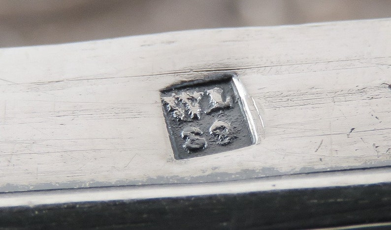 1886 Antique Dutch Silver Genre Scene Hand Chased Long Trinket - Etsy