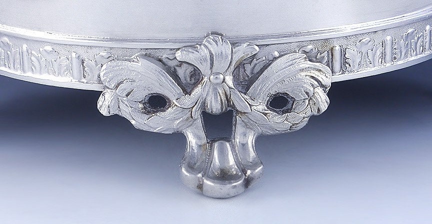 Heavy Rare Antique Swedish 830 Silver Side Handle Coffee | Etsy