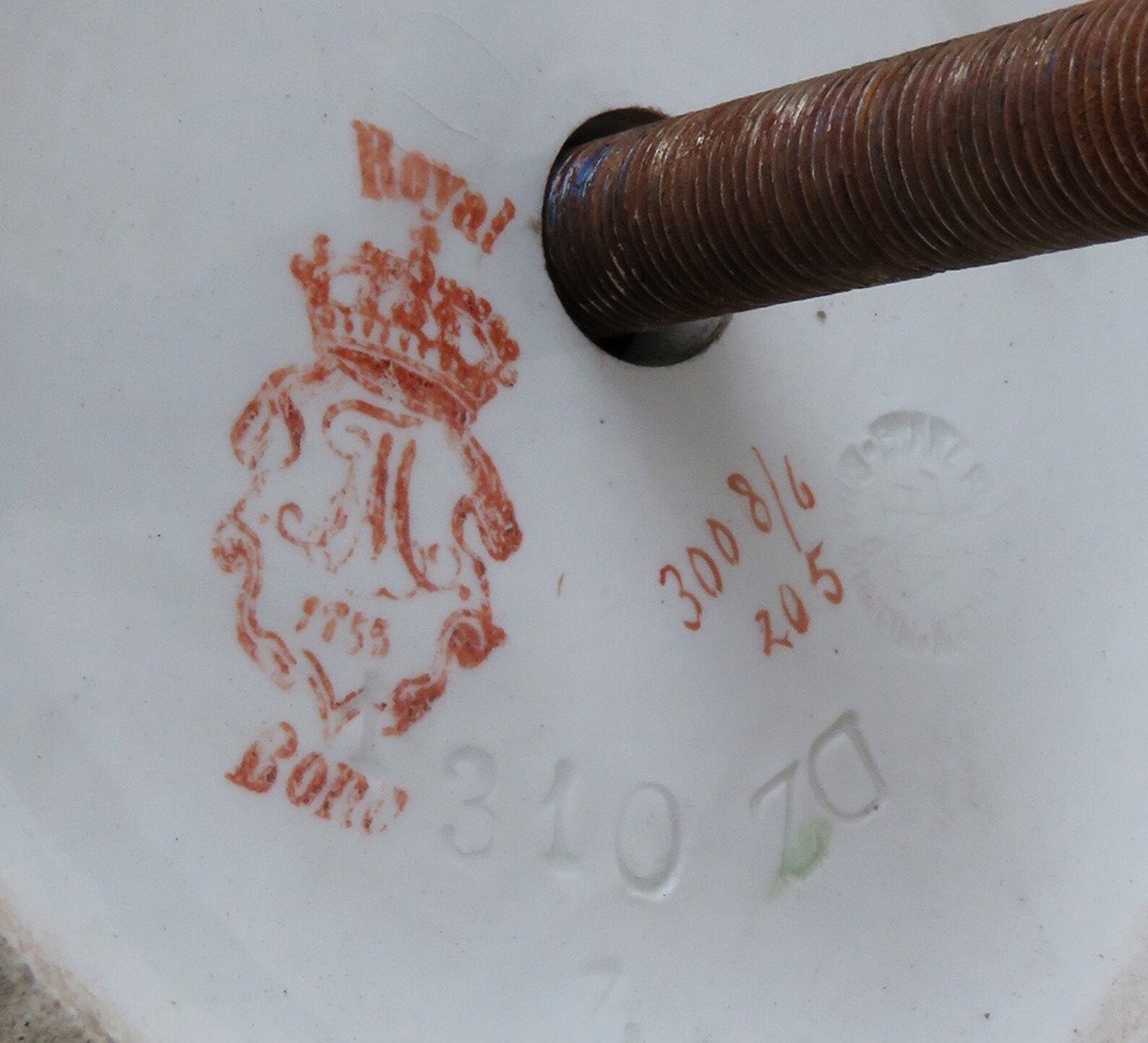 Beautiful 1800s Royal Bonn Vase Mounted as Lamp working | Etsy