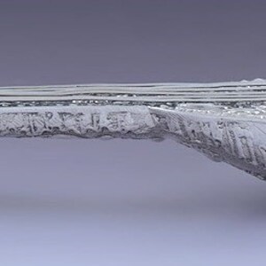 C1850-1900 German? Silver Lute Shaped Perfume Scent Bottle - Etsy