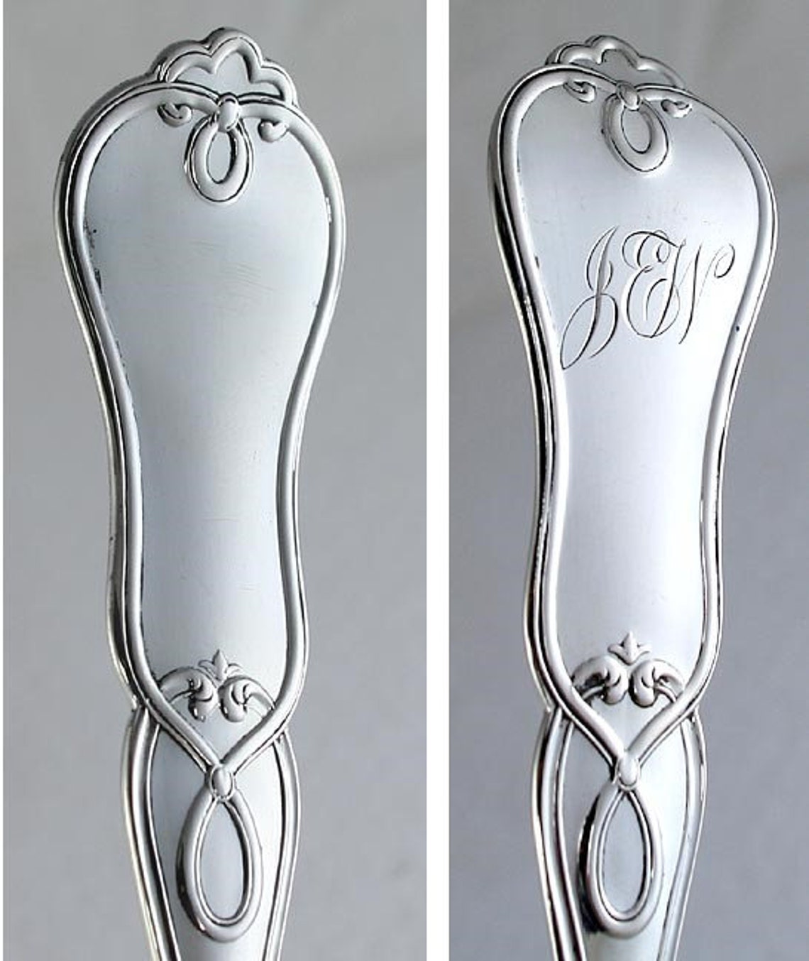 Antique Newell Harding Coin Silver Bright Cut Engraved Fish - Etsy