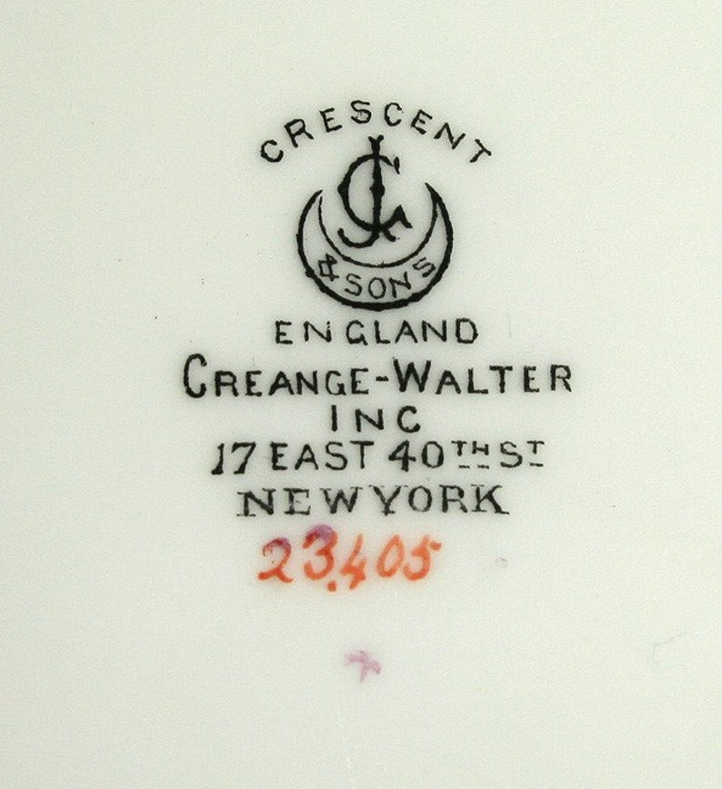 12 Finest Quality George Jones Porcelain Floral Lunch Plates - Etsy